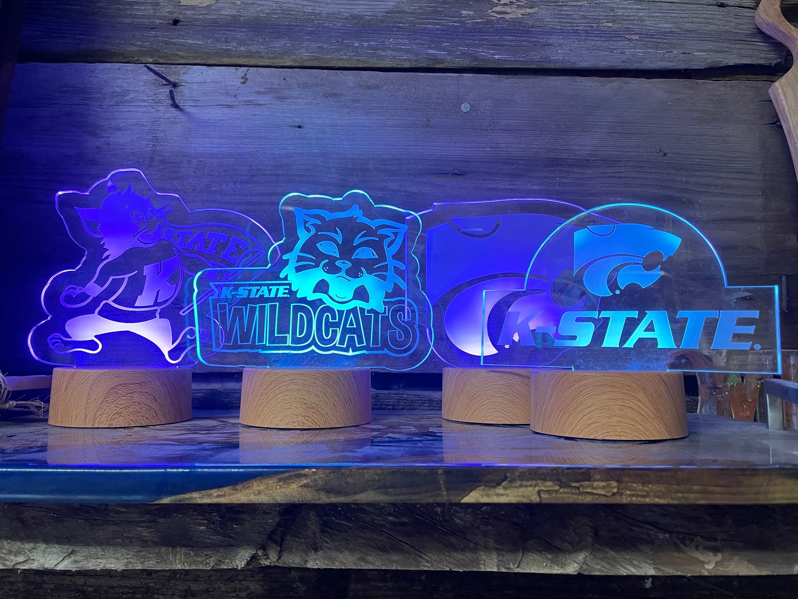 K-State LED Light up Acrylic Light – CedarMillsKS.com